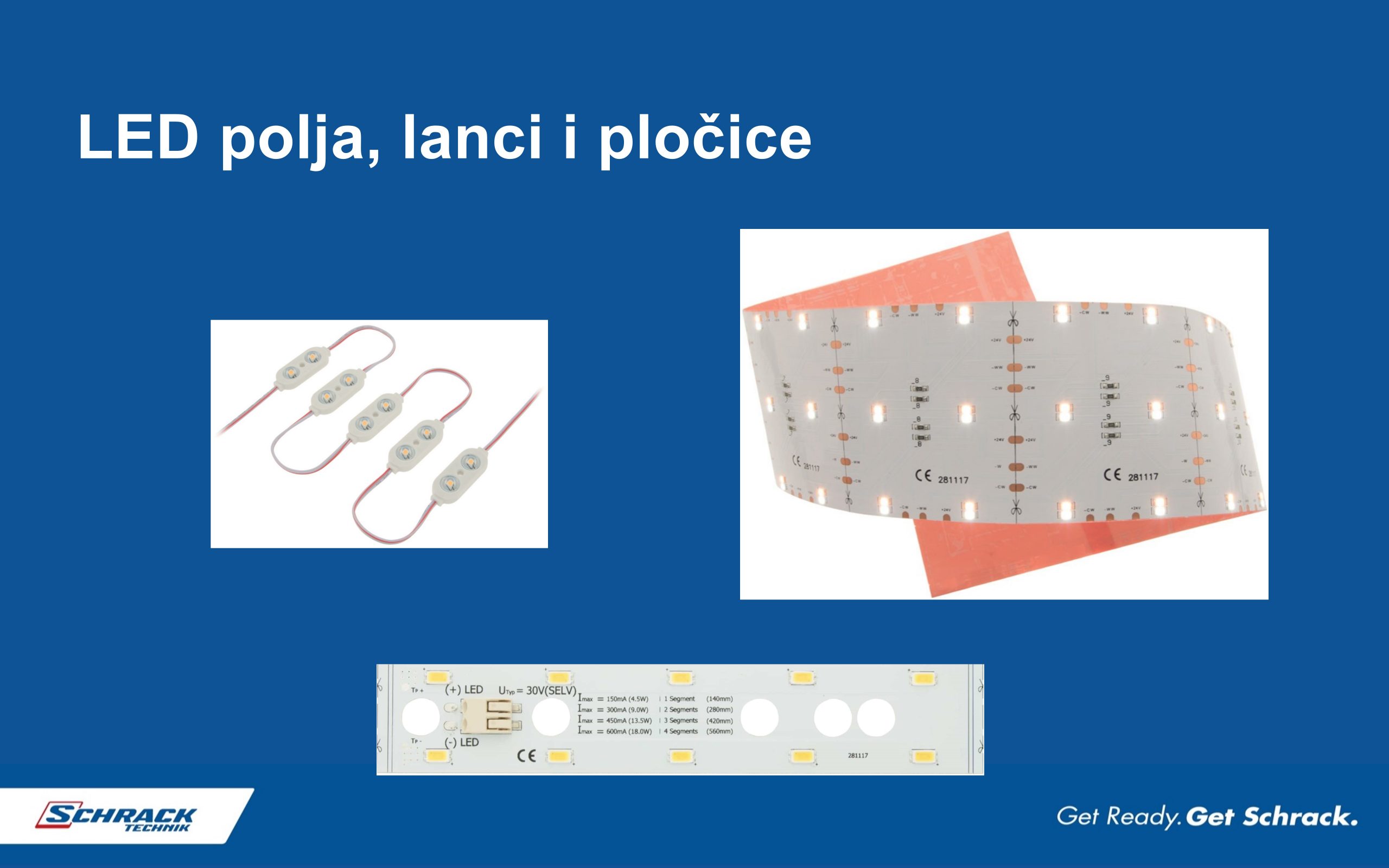 LED polja, lanci i pločice - Schrack Training Center