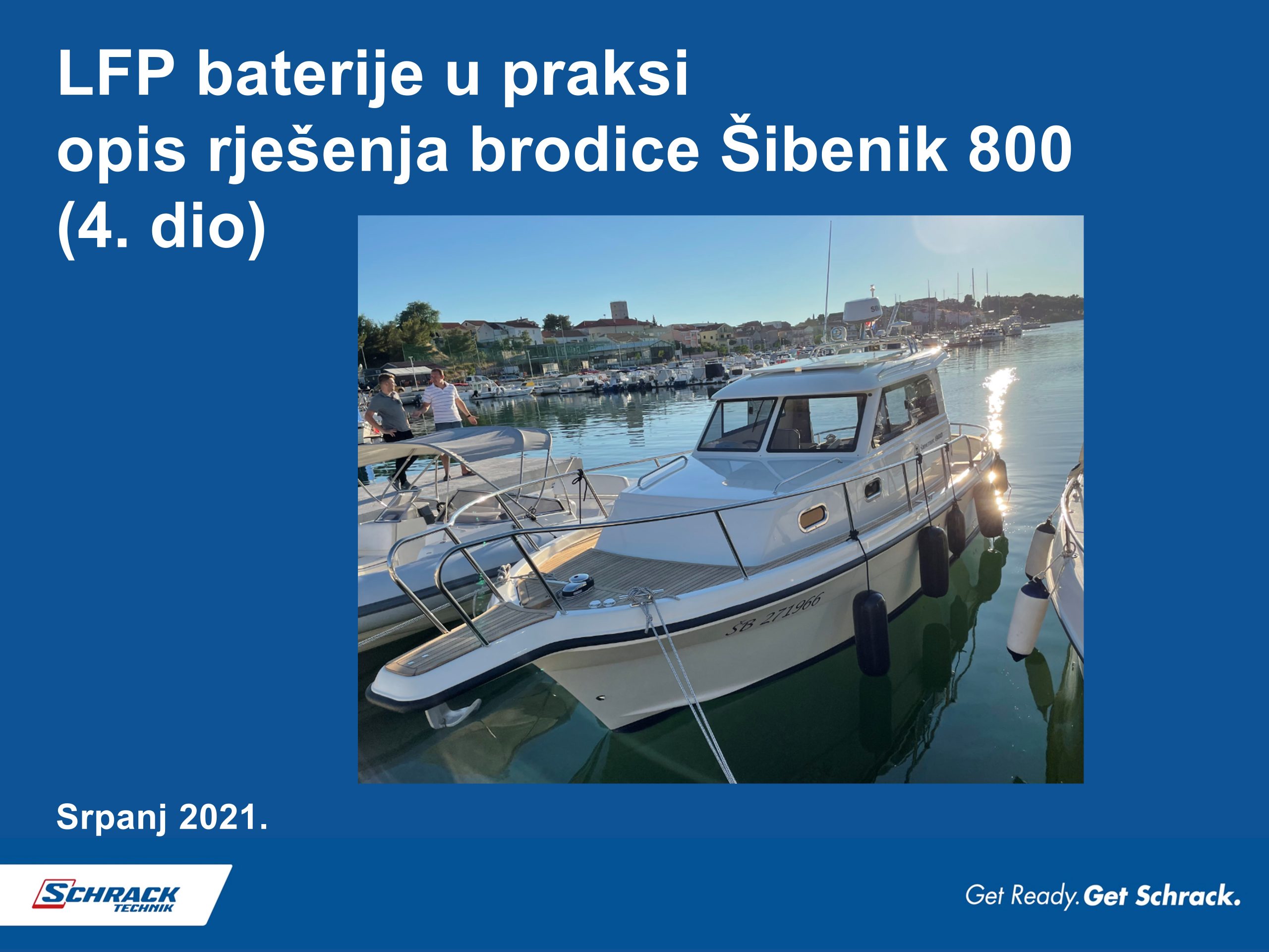 LFP baterije u praksi - opis rješenja brodice Šibenik 800 (4) - Schrack Training Center
